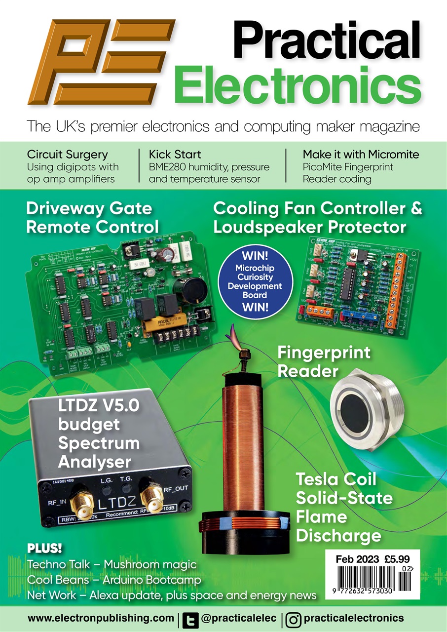 Practical Electronics Magazine - February 2023 Back Issue