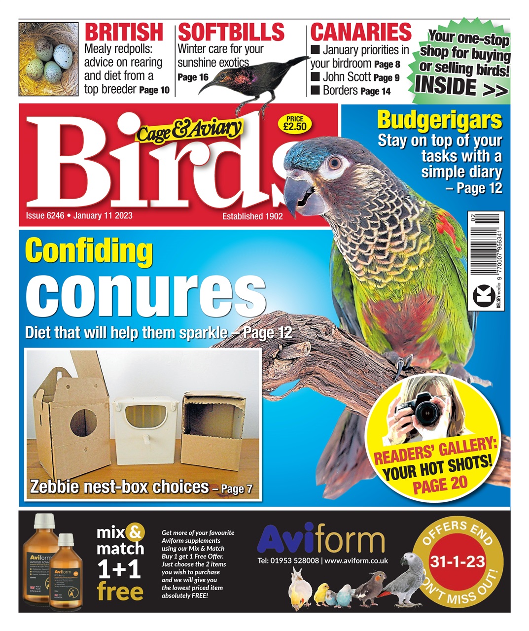 Cage & Aviary Birds Magazine - 11-Jan-23 Back Issue