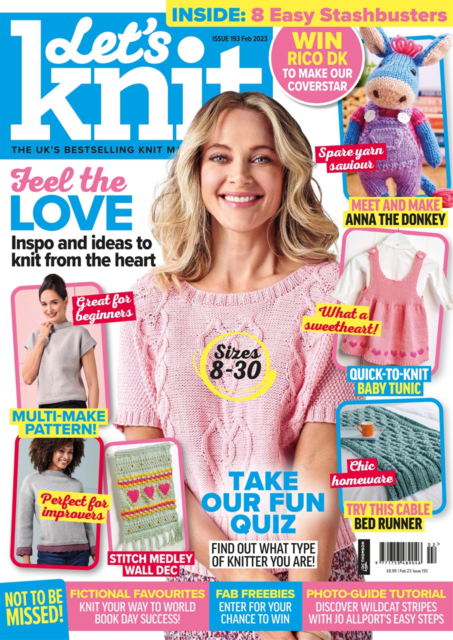 Let's Knit Magazine - Feb-23 Subscriptions | Pocketmags