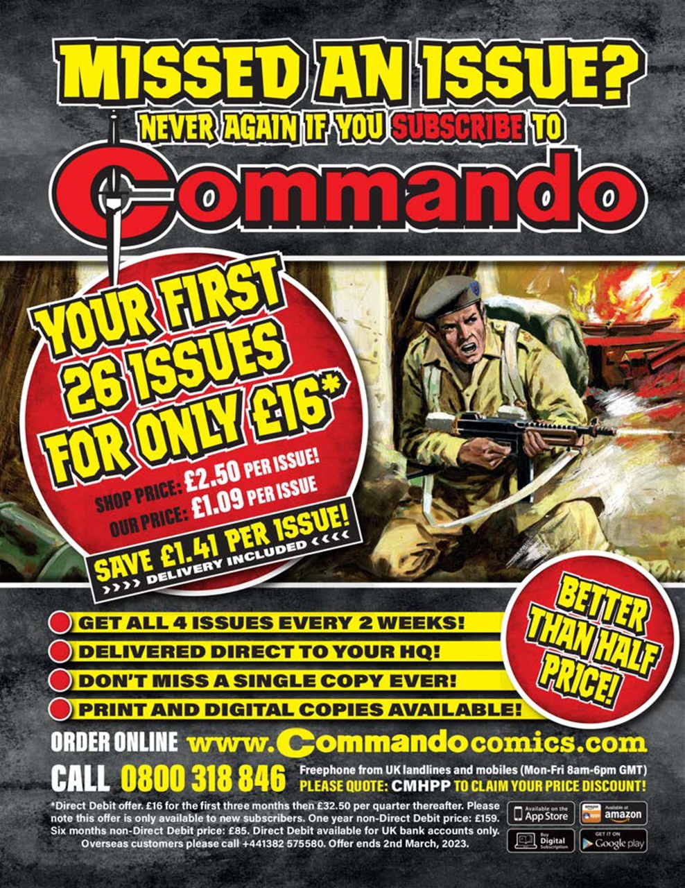 Commando Magazine - 5612 Back Issue