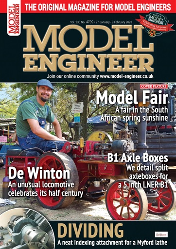 Model Engineer Magazine - Issue 4709 Back Issue