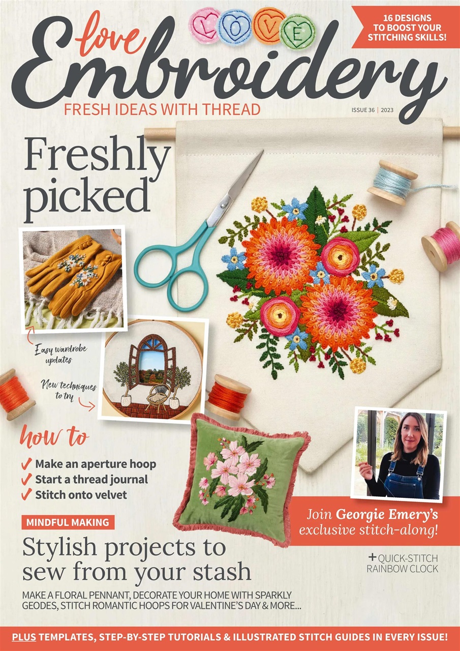 Love Embroidery Magazine - Issue 36 Subscriptions | Pocketmags