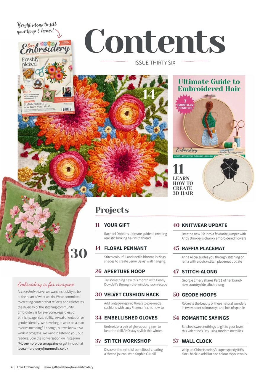 Love Embroidery Magazine - Issue 36 Subscriptions | Pocketmags