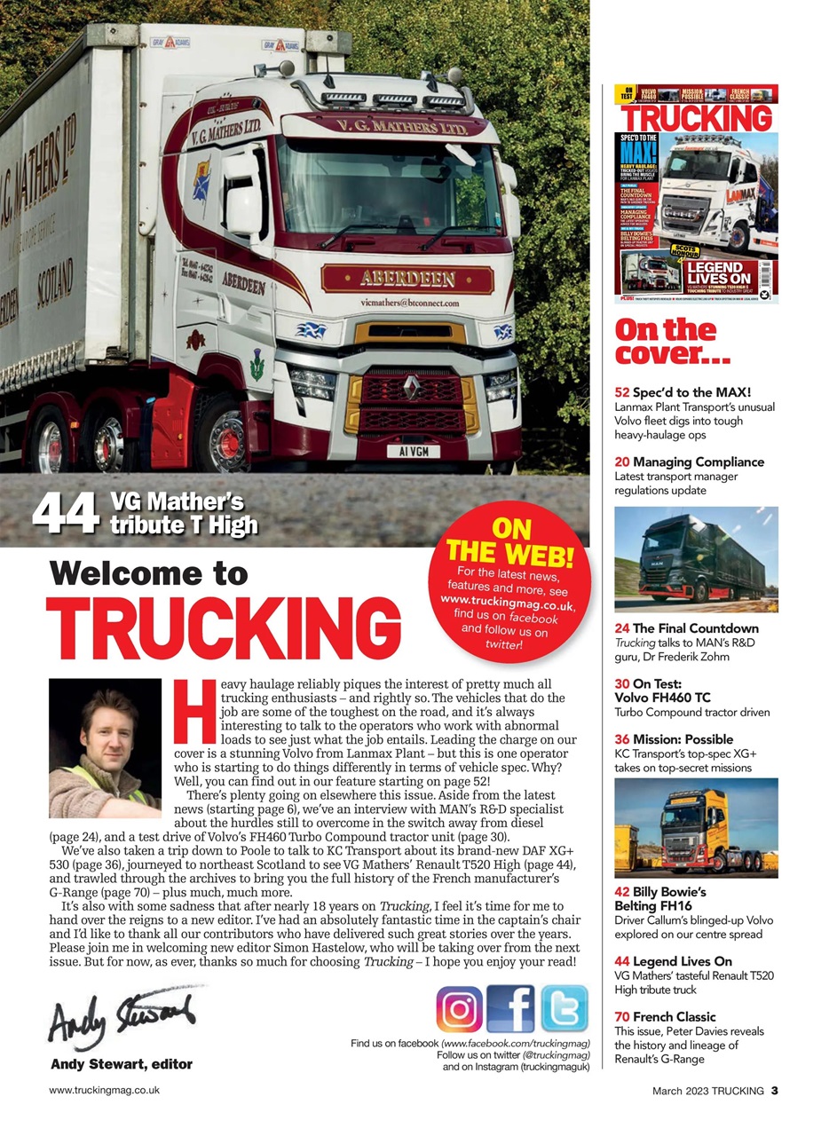 Trucking Magazine - Mar-23 Back Issue