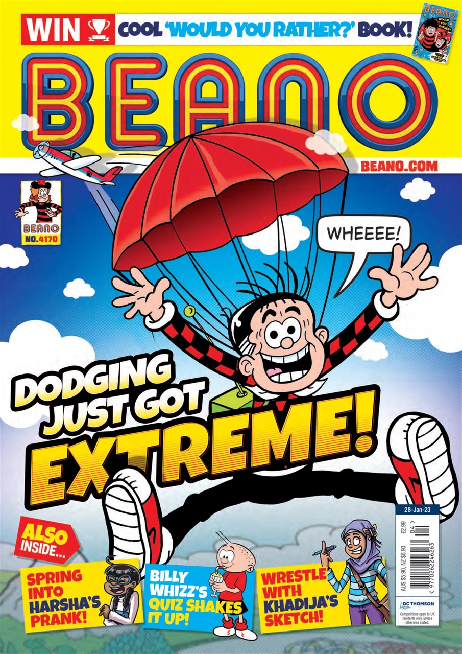 Beano Magazine - 28/01/2023 Back Issue
