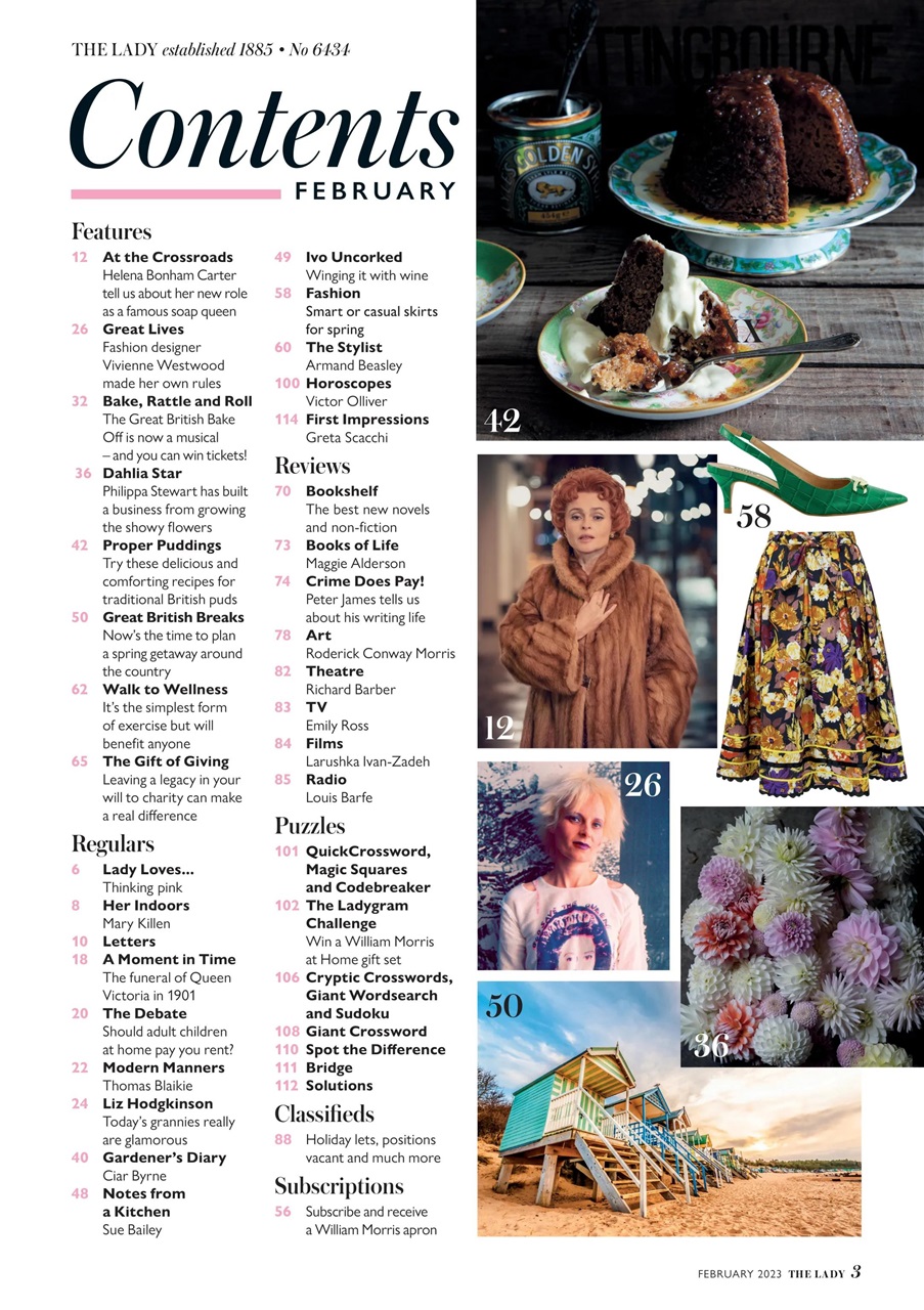 The Lady Magazine - February 2023 Back Issue