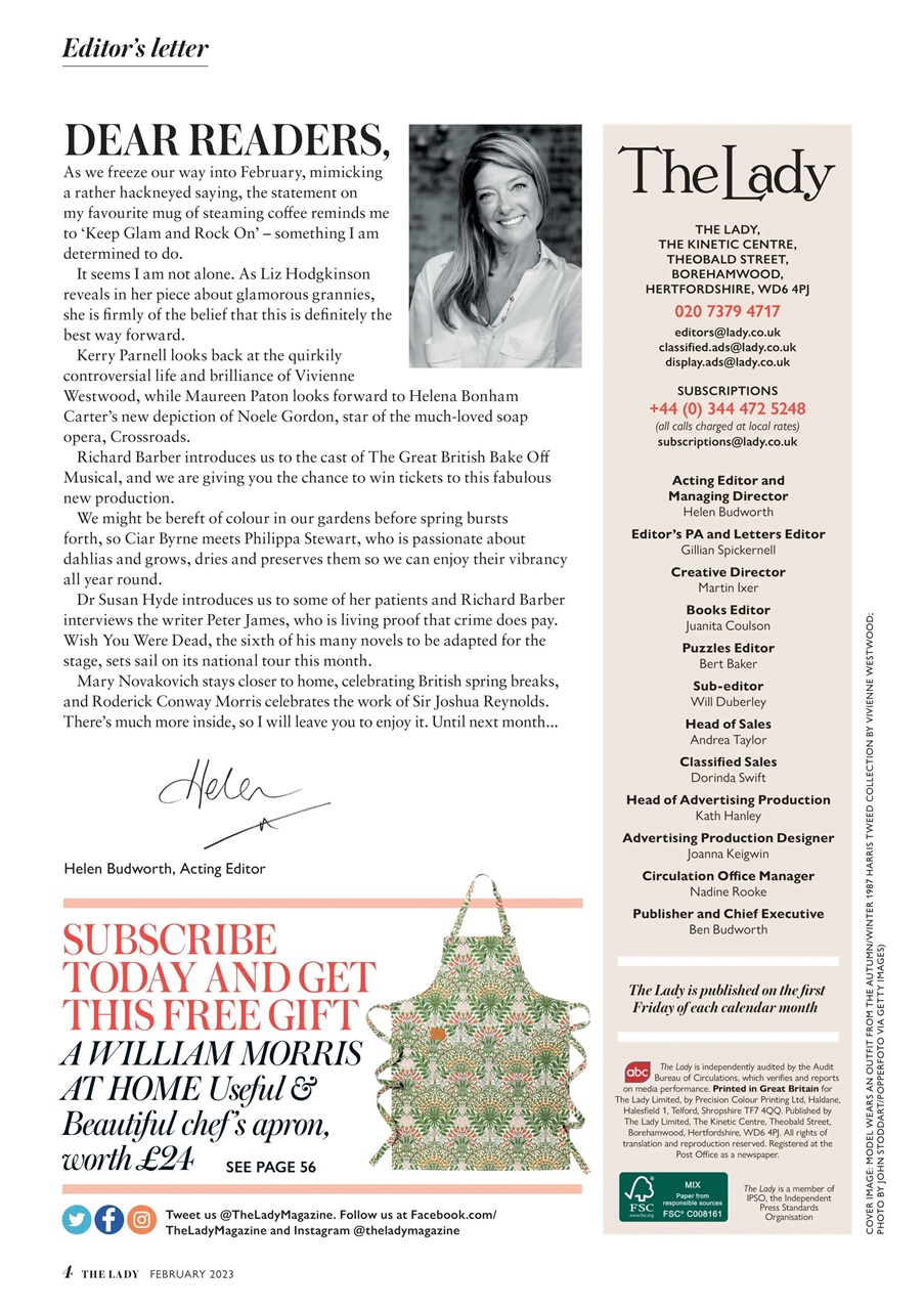 The Lady Magazine - February 2023 Back Issue