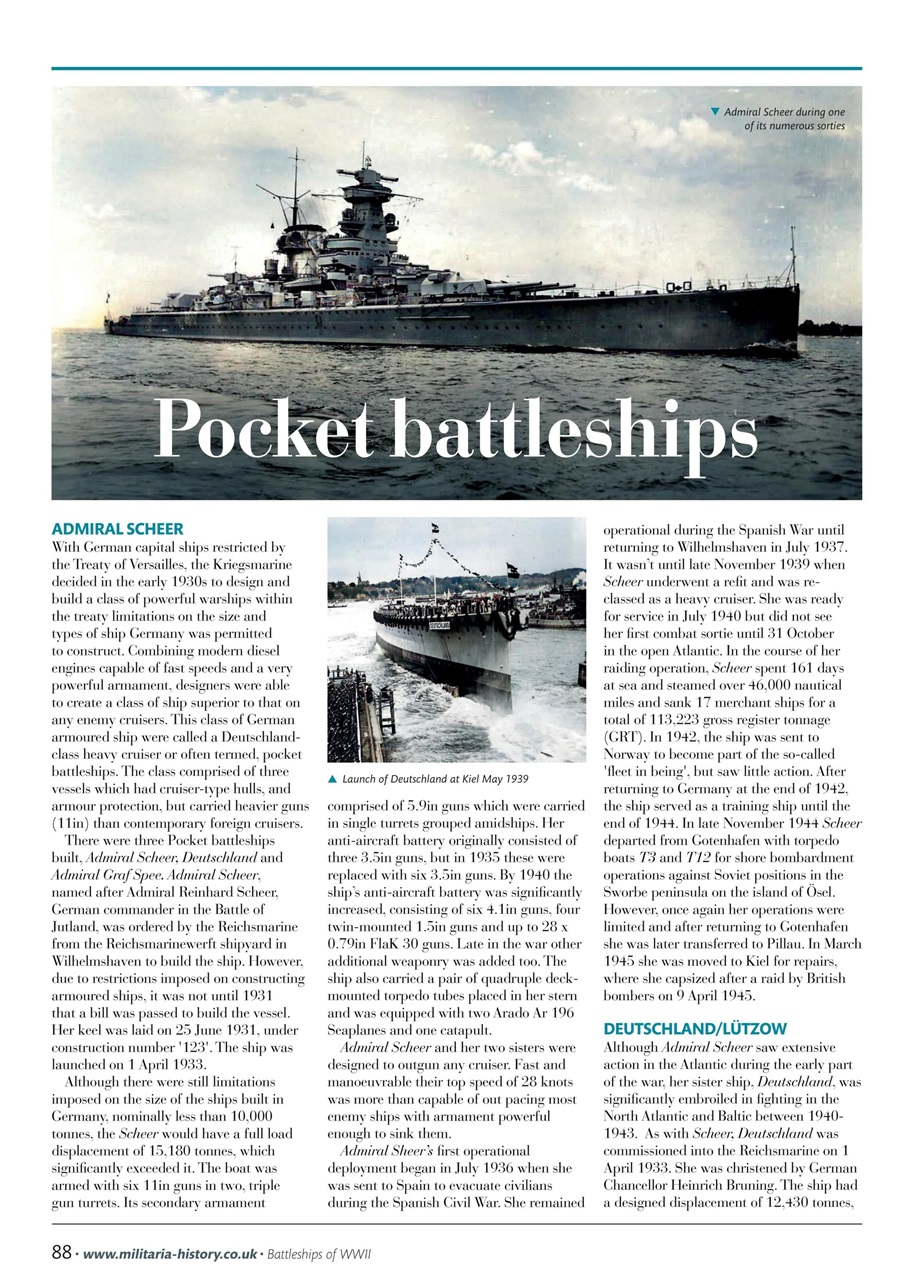 Battleships of WWII Magazine Subscriptions and Battleships of WWII Issue