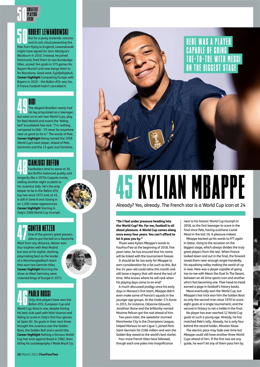FourFourTwo Magazine - March 2023 Back Issue