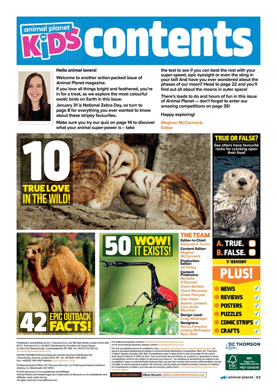 Animal Planet Kids Magazine Subscriptions and Issue 26 Issue