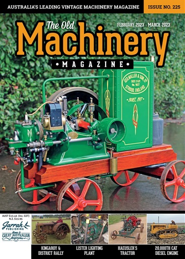 The Old Machinery Magazine - Feb-Mar 2023 Subscriptions | Pocketmags