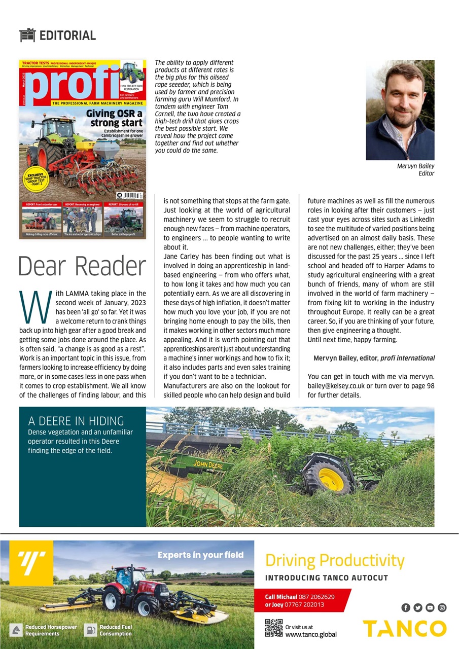 Profi International Magazine - Mar-2023 Back Issue