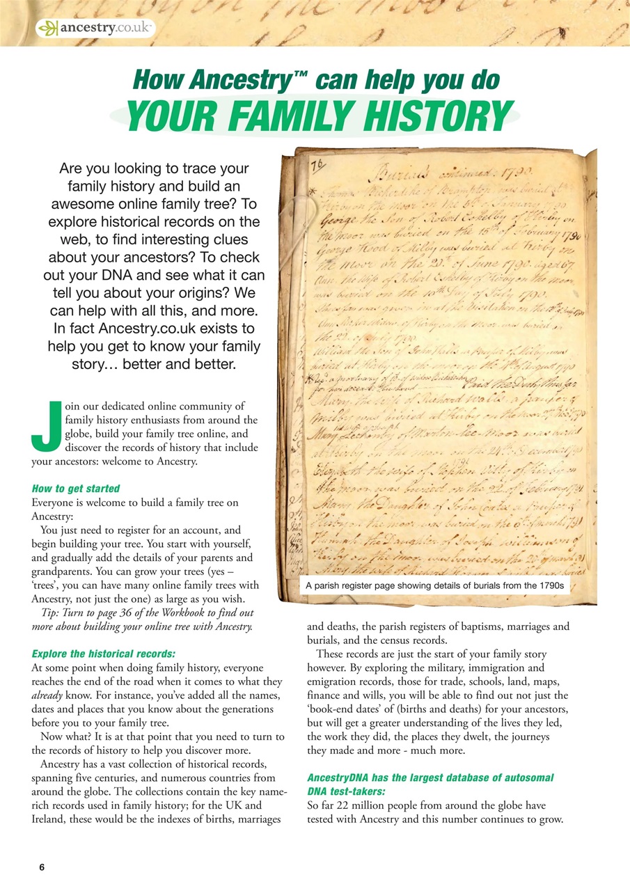 Family Tree Magazine - Family History Beginners Workbook Special Issue