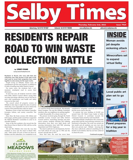 Selby Times Magazine - February 2nd 2023 Back Issue