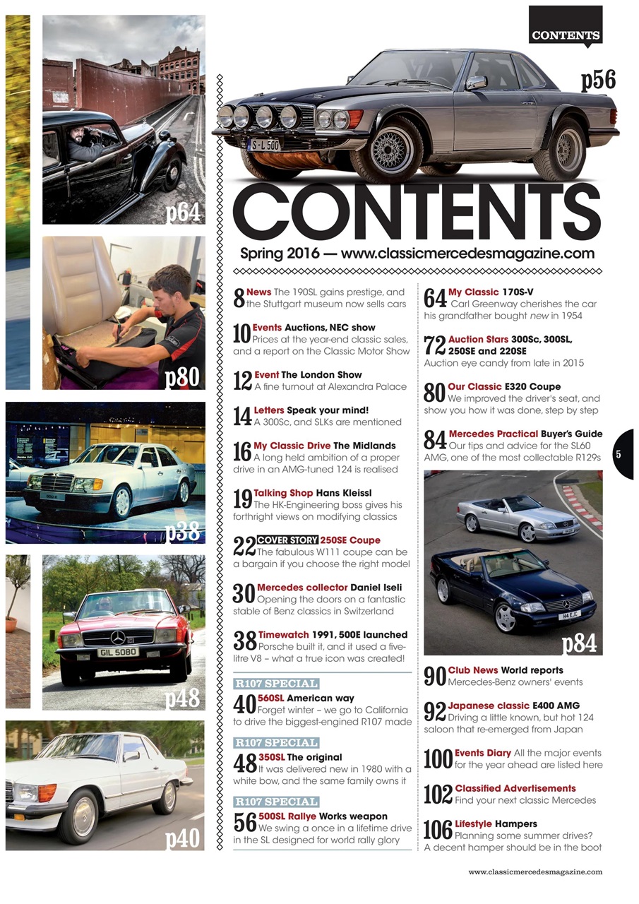 Classic Mercedes Magazine - Issue 15 Back Issue