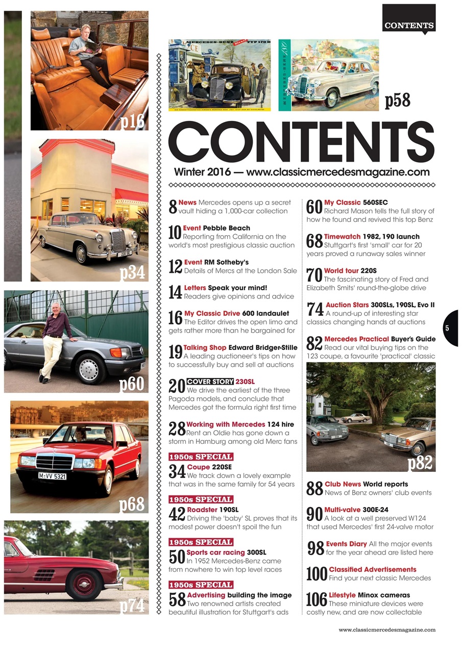 Classic Mercedes Magazine - Issue 18 Back Issue