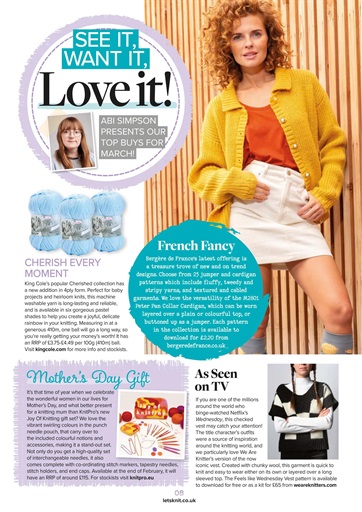 Let's Knit Magazine - Mar-23 Back Issue