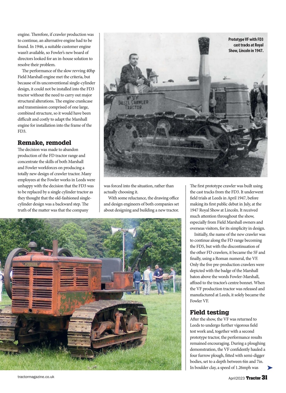 Tractor & Farming Heritage Magazine - Apr-23 Back Issue