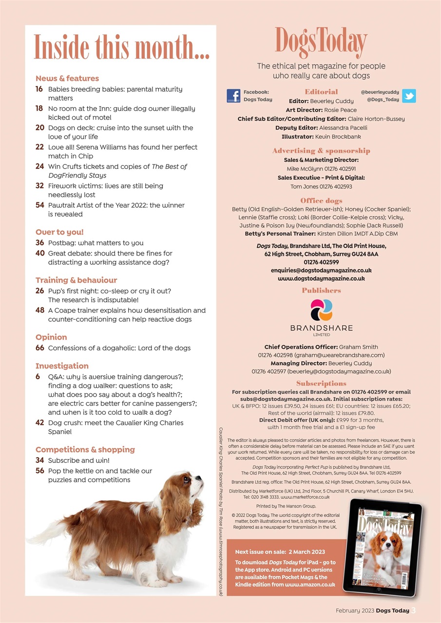 Dogs Today Magazine - February 2023 Back Issue