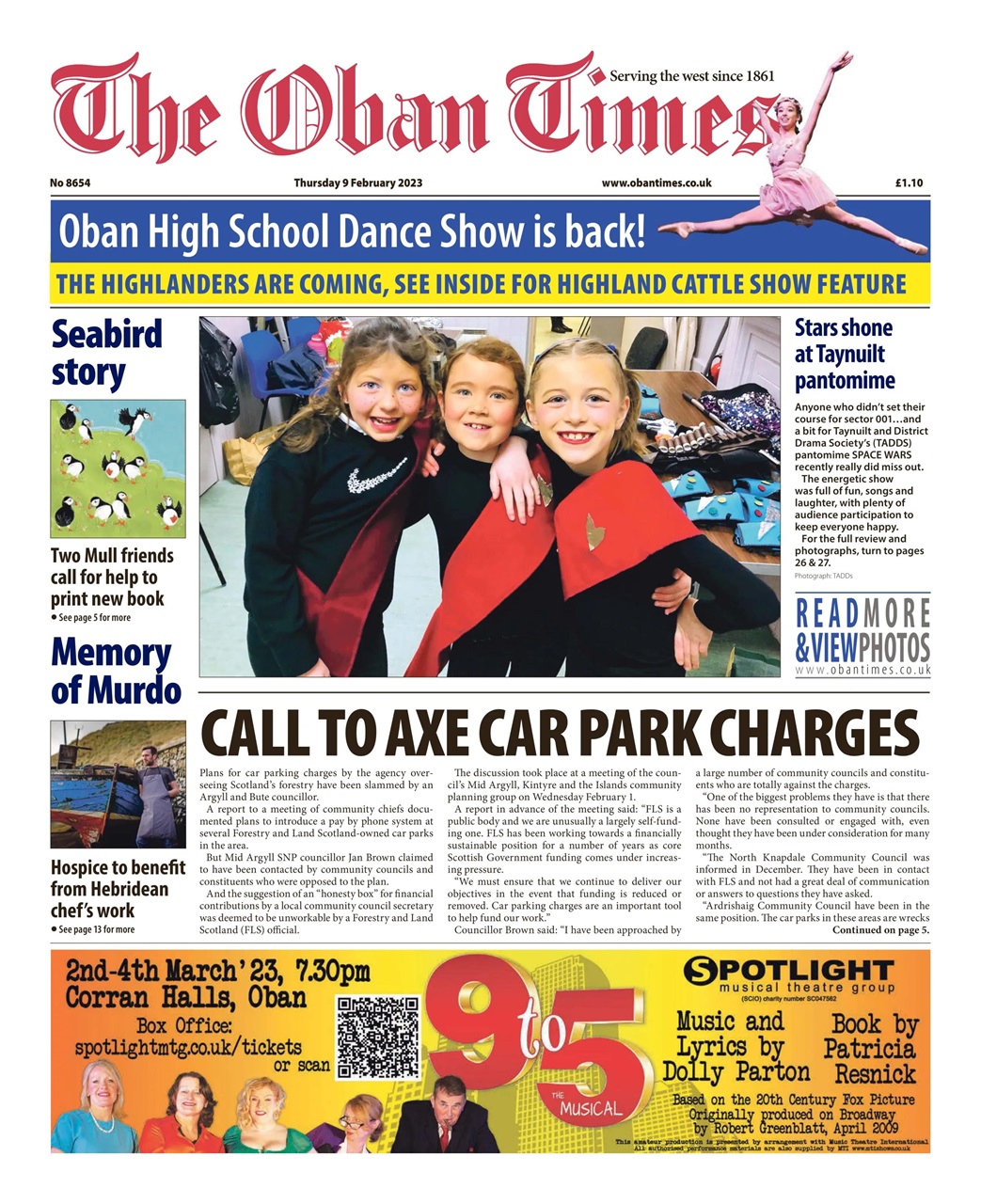 The Oban Times & Lochaber Times Magazine - 9th February 2023 Back Issue