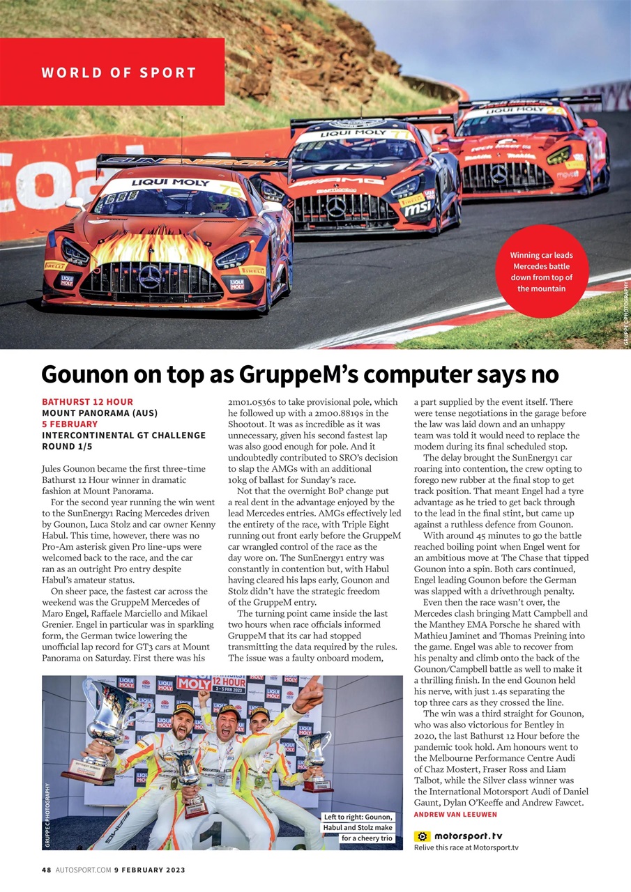 Autosport Magazine - 09 Feb 2023 Back Issue