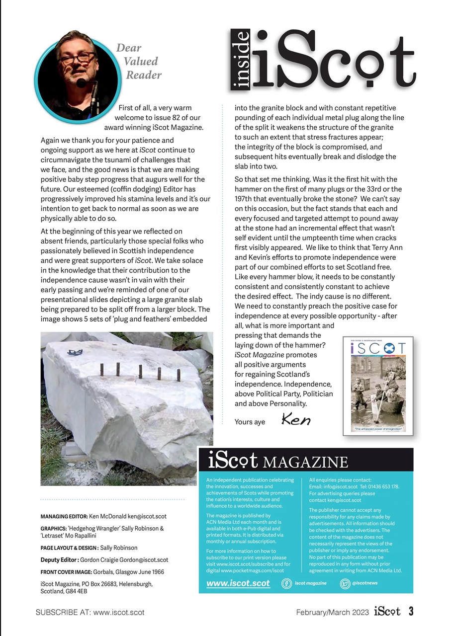 iScot Magazine - Issue 82 Back Issue