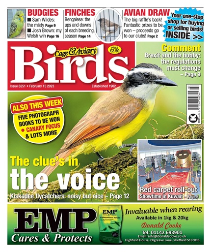 Cage & Aviary Birds Magazine - 15-Feb-23 Back Issue