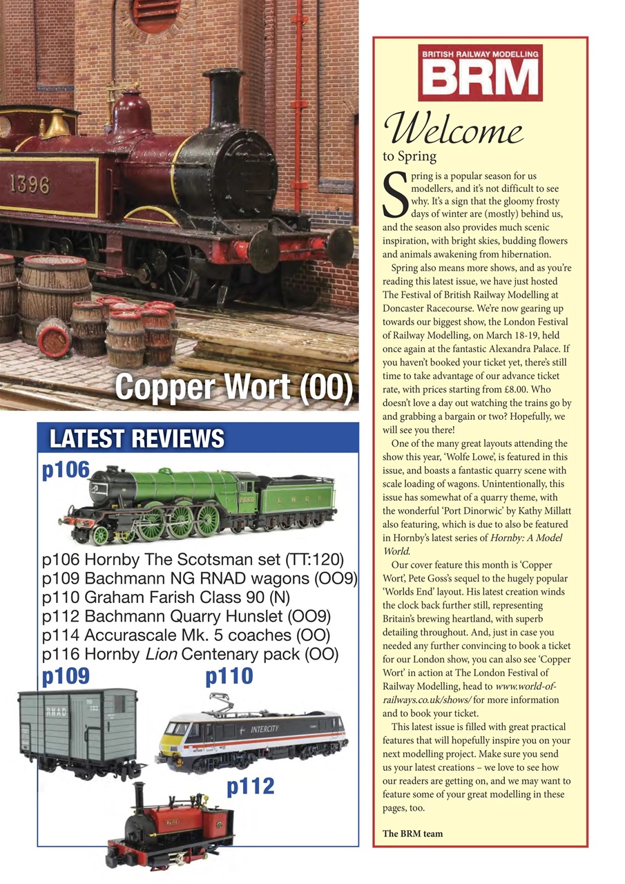 British Railway Modelling (BRM) Magazine - Spring 2023 Back Issue