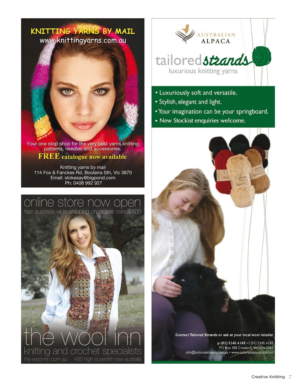 Creative Knitting Magazine - Issue 80 Back Issue