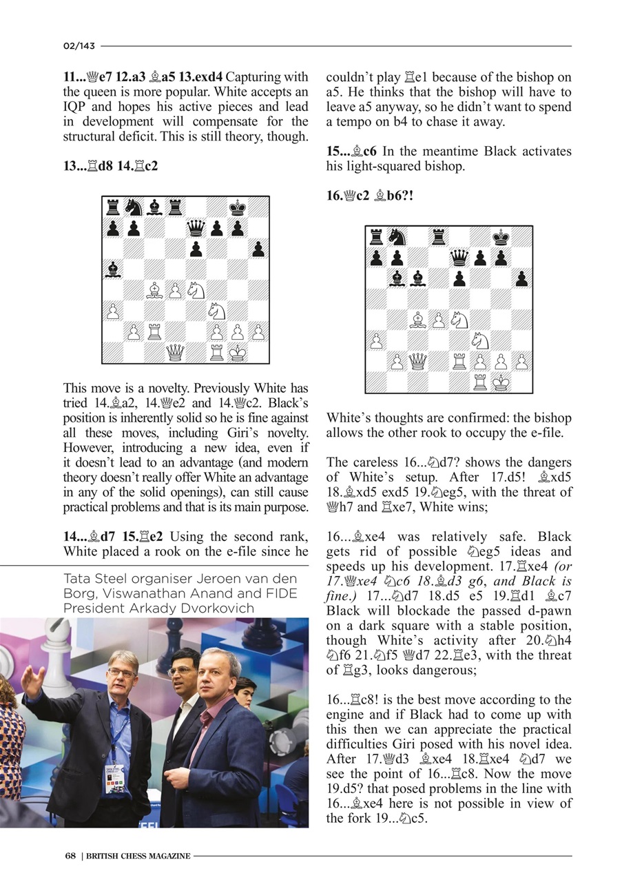 British Chess Magazine - February 2023 Back Issue