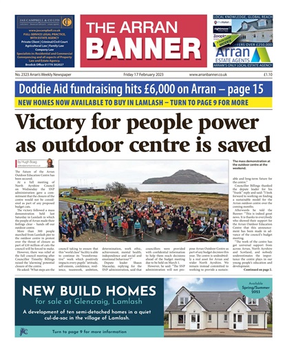 Arran Banner Magazine - 17-Feb-2023 Back Issue