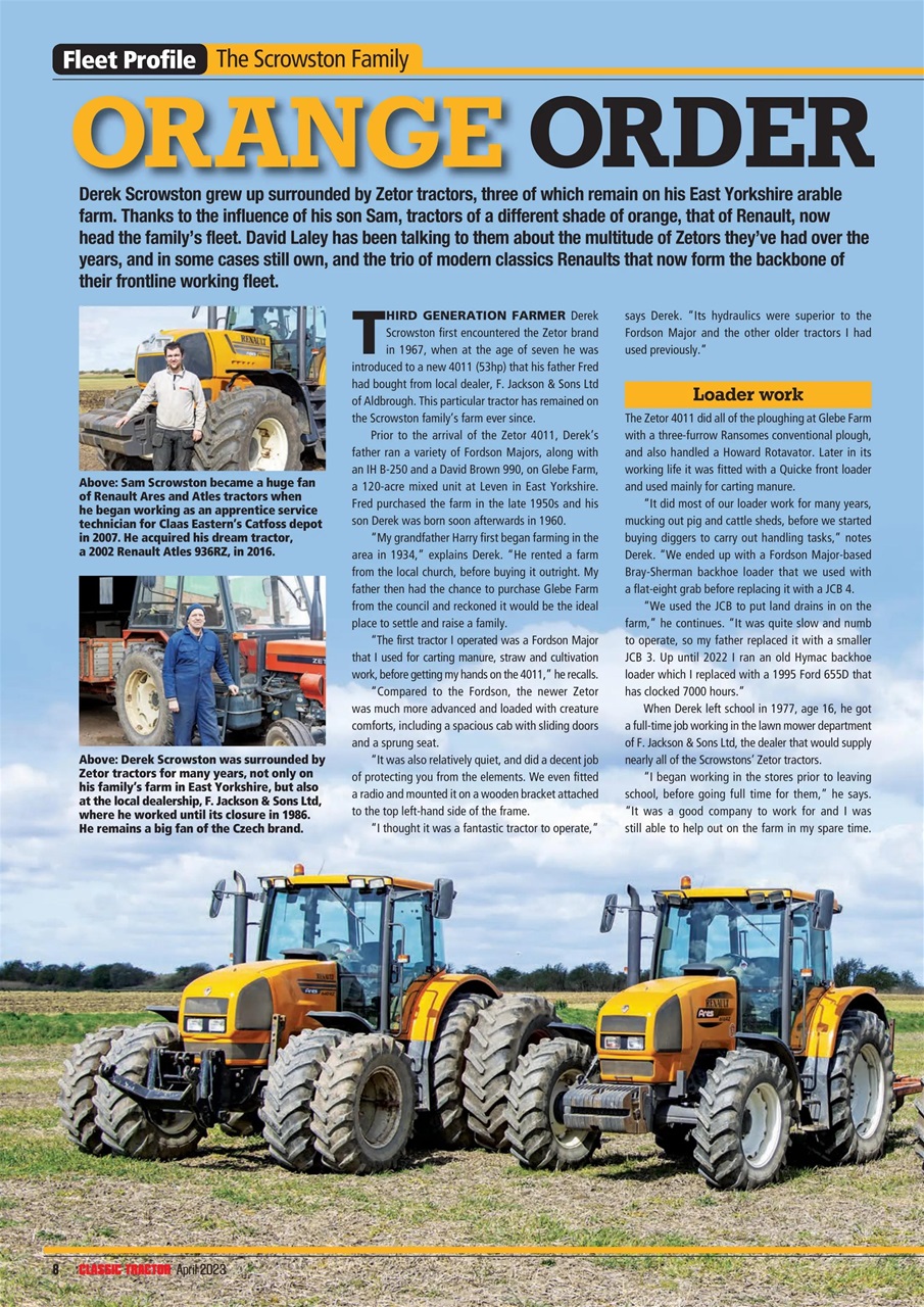 Classic Tractor Magazine - April 2023 Back Issue