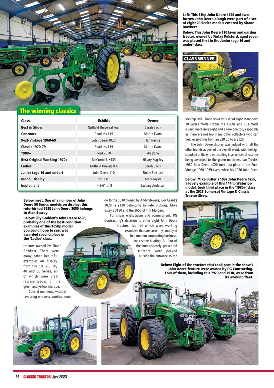 Classic Tractor Magazine - April 2023 Back Issue