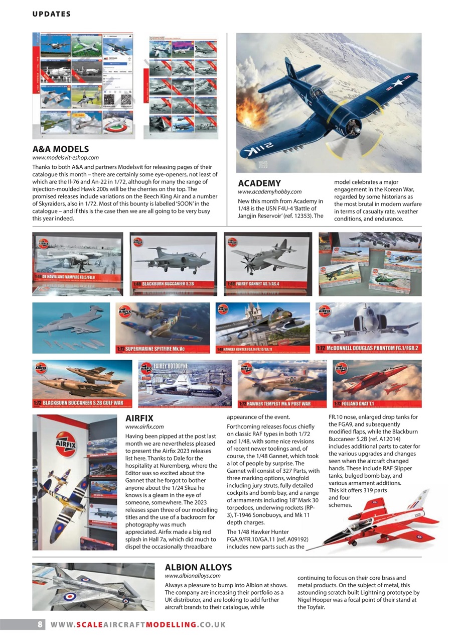 Scale Aircraft Modelling Magazine - March 2023 Subscriptions | Pocketmags