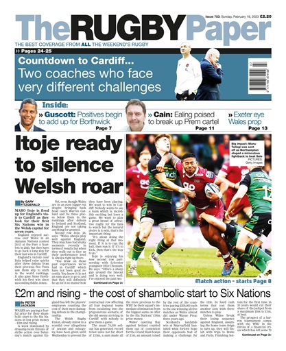 The Rugby Paper Magazine - 19-Feb-2023 Back Issue