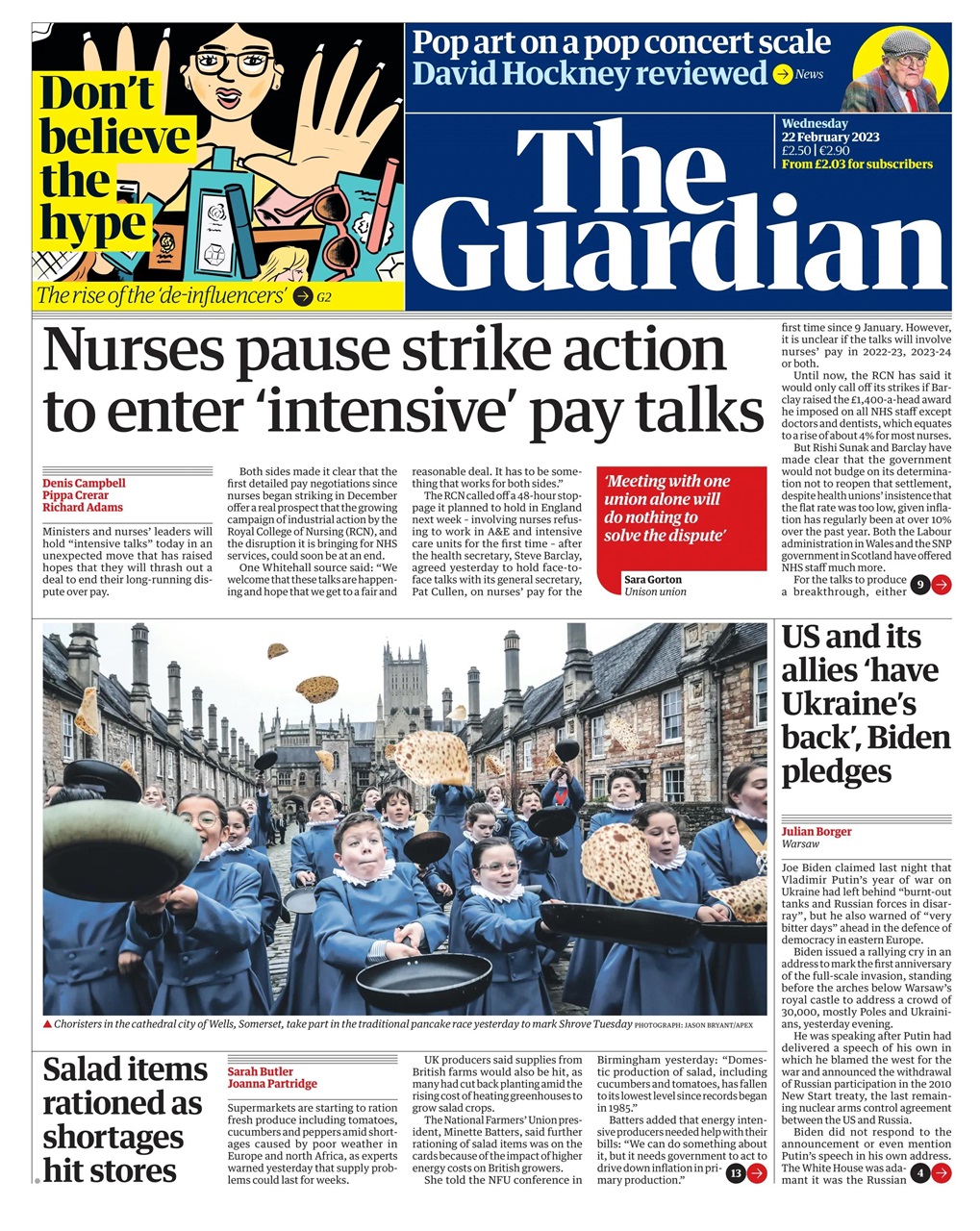 The Guardian Newspaper - Wednesday, February 22, 2023 Zurück Ausgabe