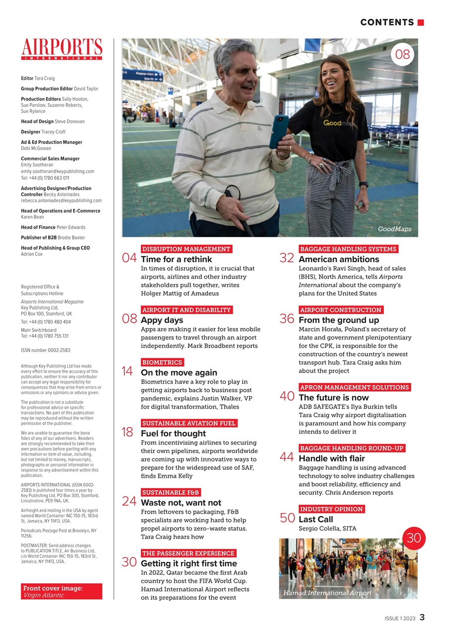 Airports International Magazine - Issue 1 2023 Edición anterior