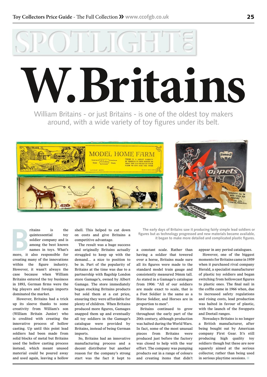 Toy Collectors Price Guide Magazine - Toy Collectors Price Guide - The ...