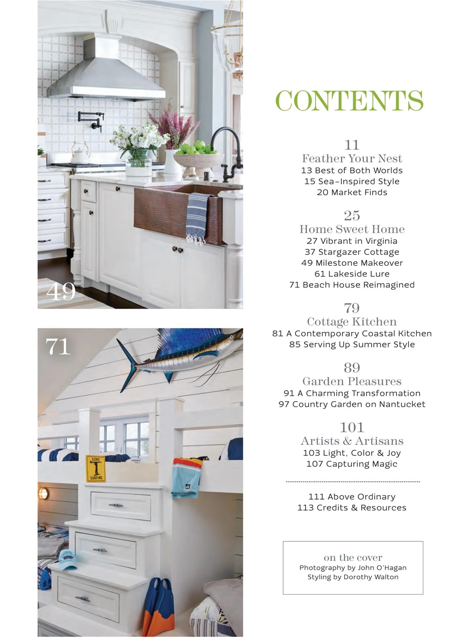 The Cottage Journal Magazine - Summer 2021 Back Issue
