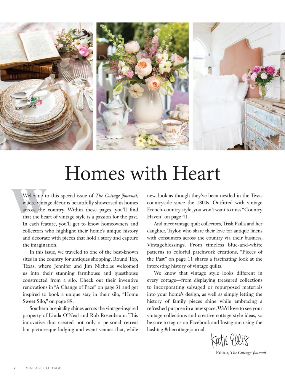 The Cottage Journal Magazine - Vintage Cottage 2022 Special Issue