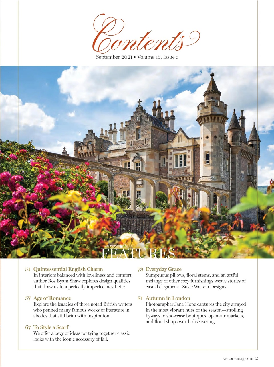Victoria Magazine - September 2021 Back Issue