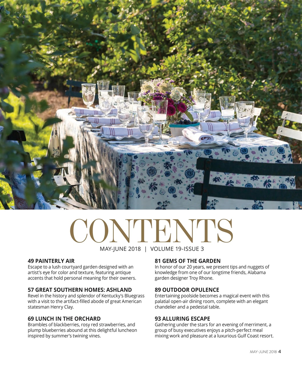 Southern Lady Magazine - May/June 2018 Back Issue