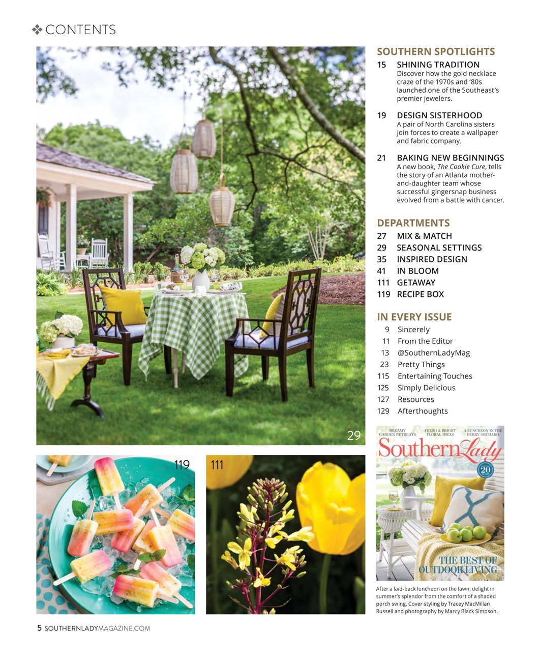 Southern Lady Magazine - May/June 2018 Back Issue