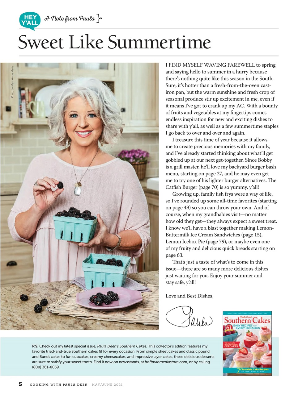 Cooking with Paula Deen Magazine - May/June 2021 Vorige editie