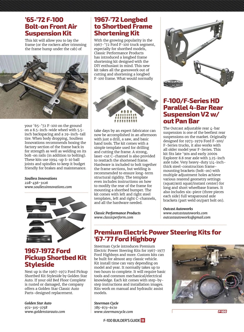 F100 Builder's Guide Magazine - F100 Summer 2023 Back Issue