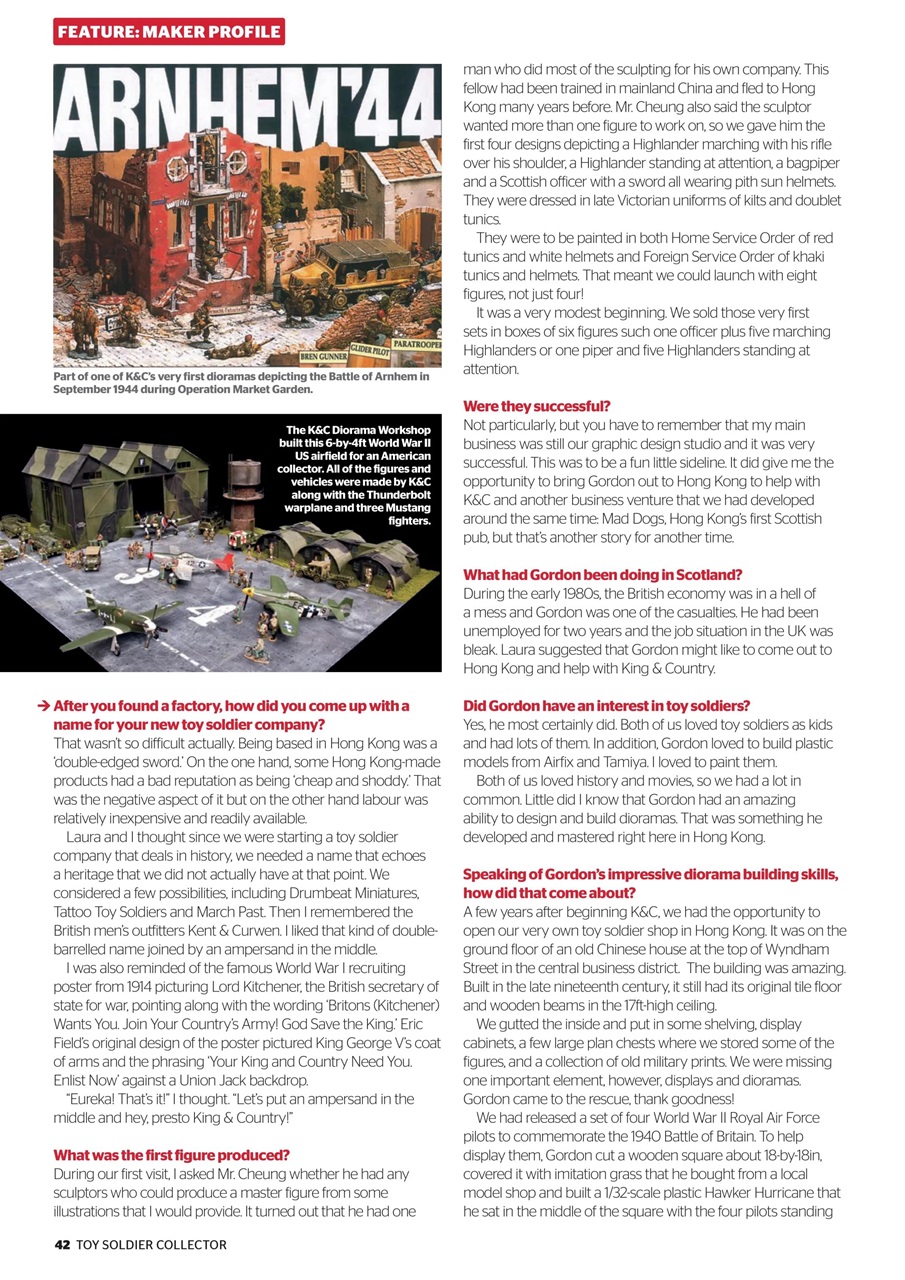 Toy Soldier Collector and Historical Figures Magazine - Issue 110 Back ...