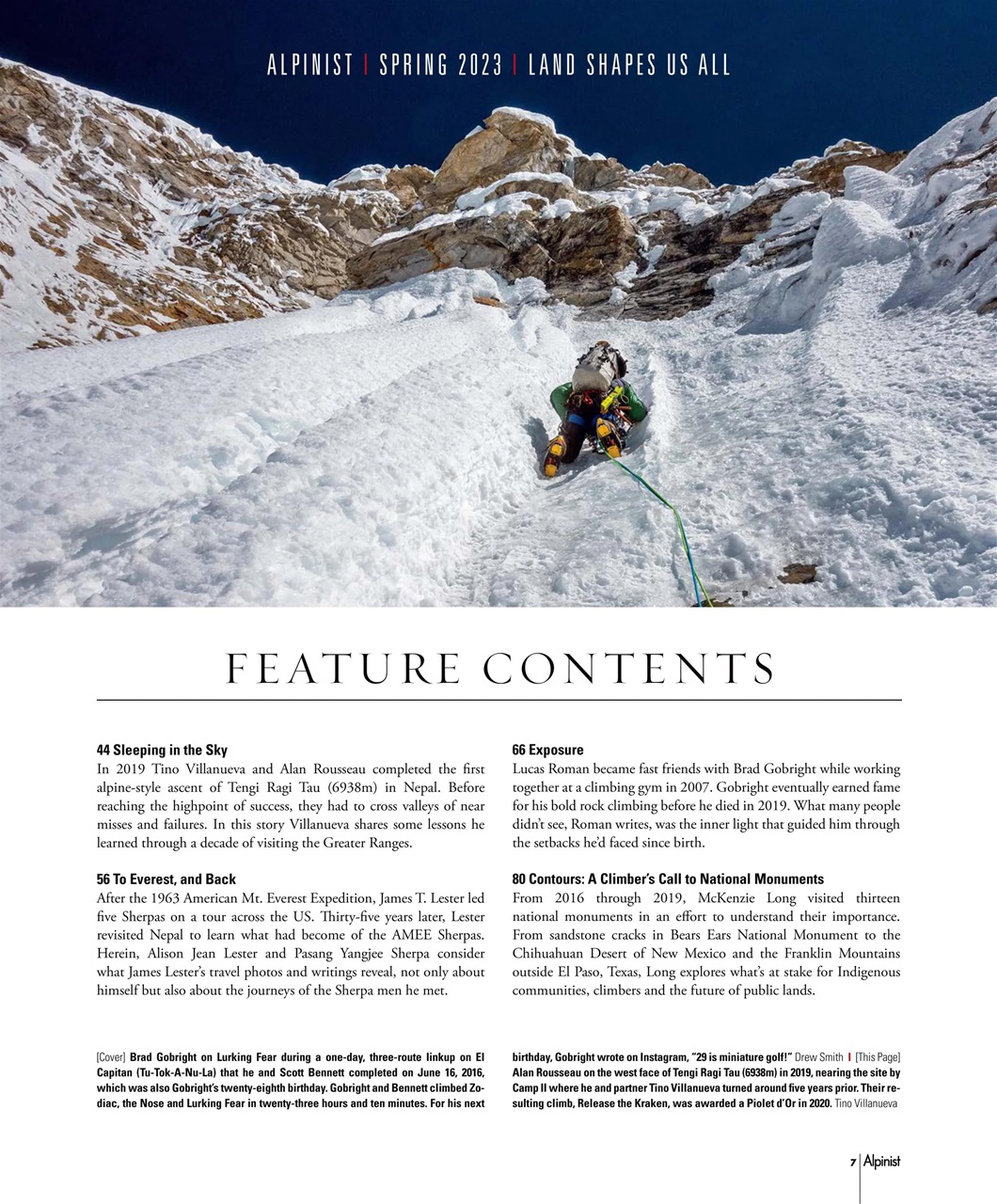 Alpinist Magazine - Alpinist 81 | Spring 2023 Back Issue