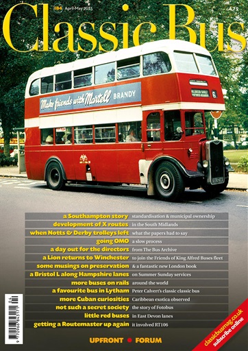 Classic Bus Magazine - Apr/May 2023 (184) Back Issue