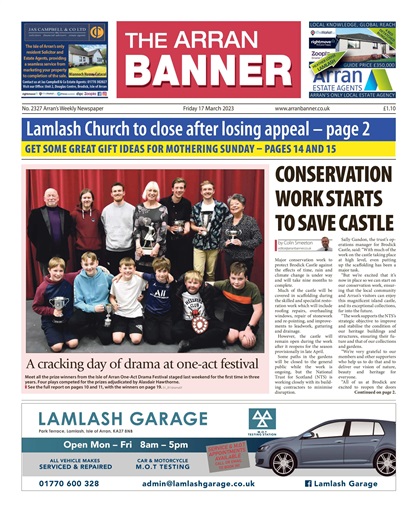 Arran Banner Magazine - 17-Mar-2023 Back Issue