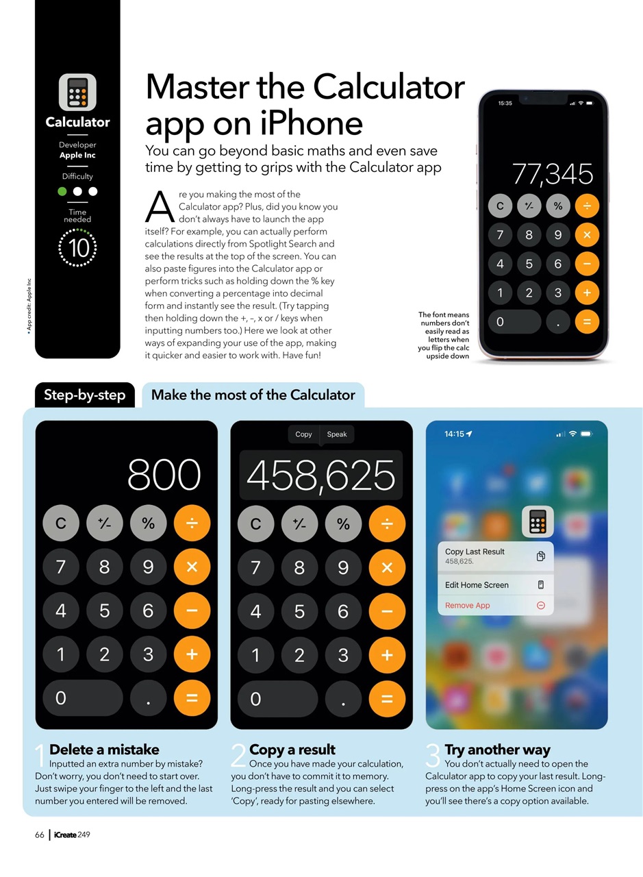 iCreate Magazine Subscriptions and Issue 249 Issue